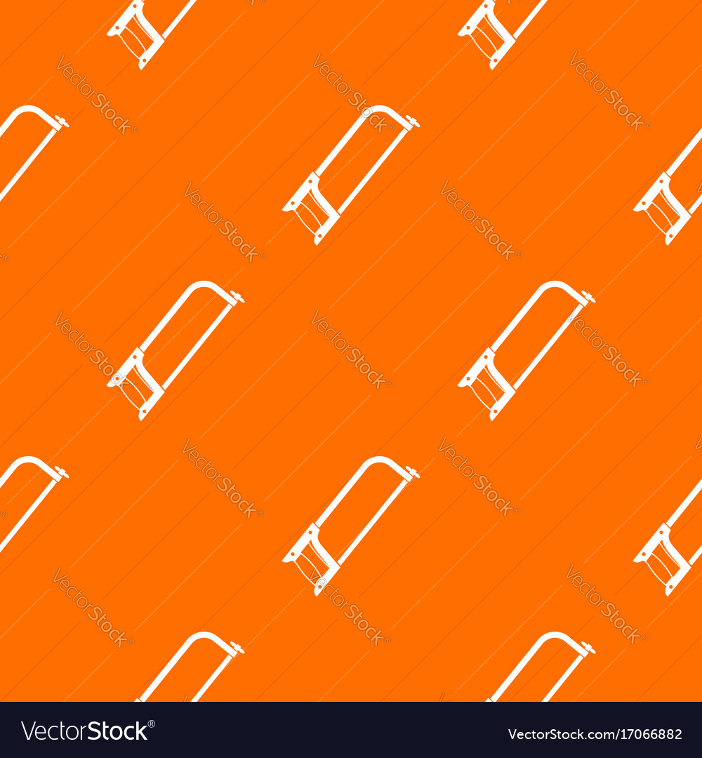 Hacksaw pattern seamless Royalty Free Vector Image