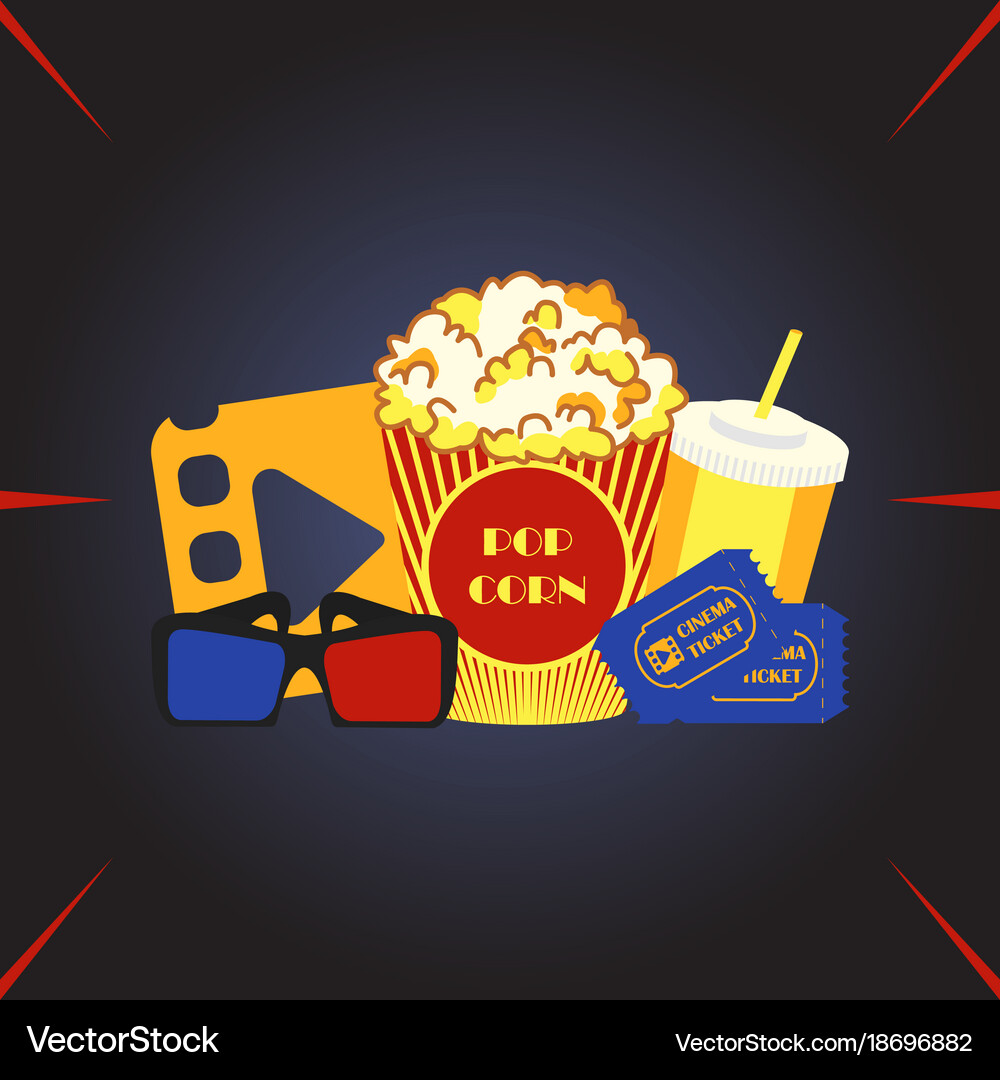 Movie cinema hall Royalty Free Vector Image - VectorStock