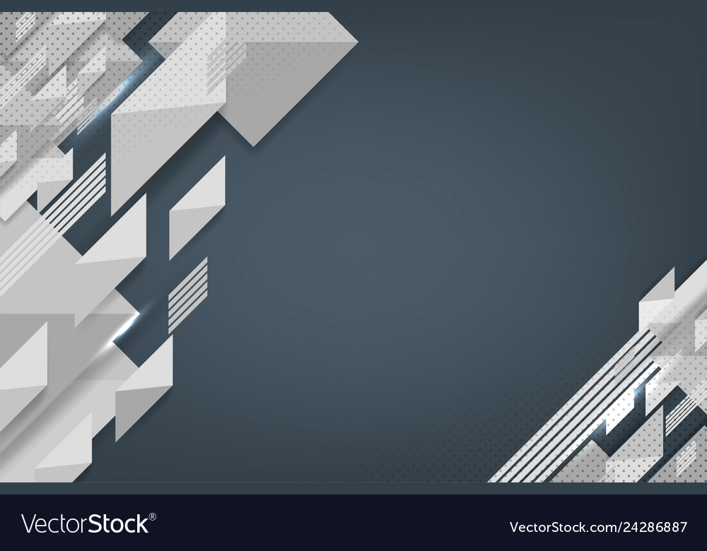 Gray dotted background Royalty Free Vector Image