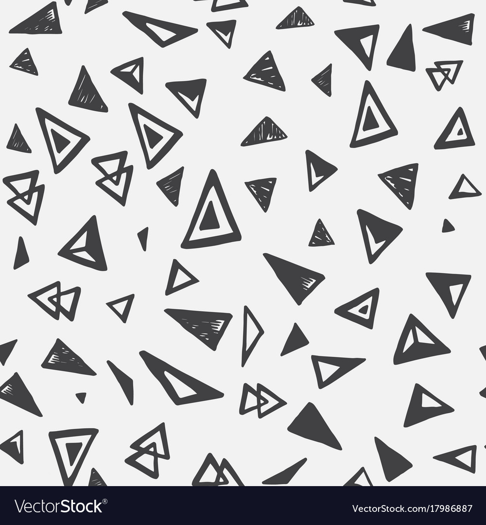 Seamless pattern with triangles Royalty Free Vector Image