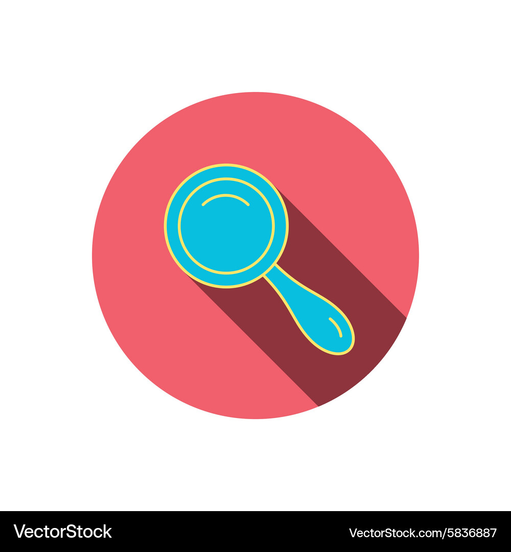 Search icon magnifying glass sign Royalty Free Vector Image