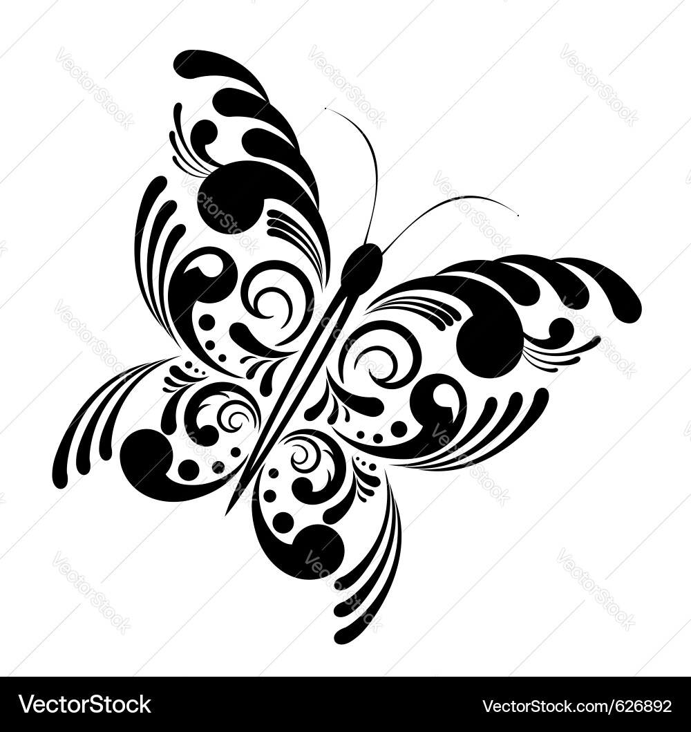 Beautiful abstract butterfly Royalty Free Vector Image