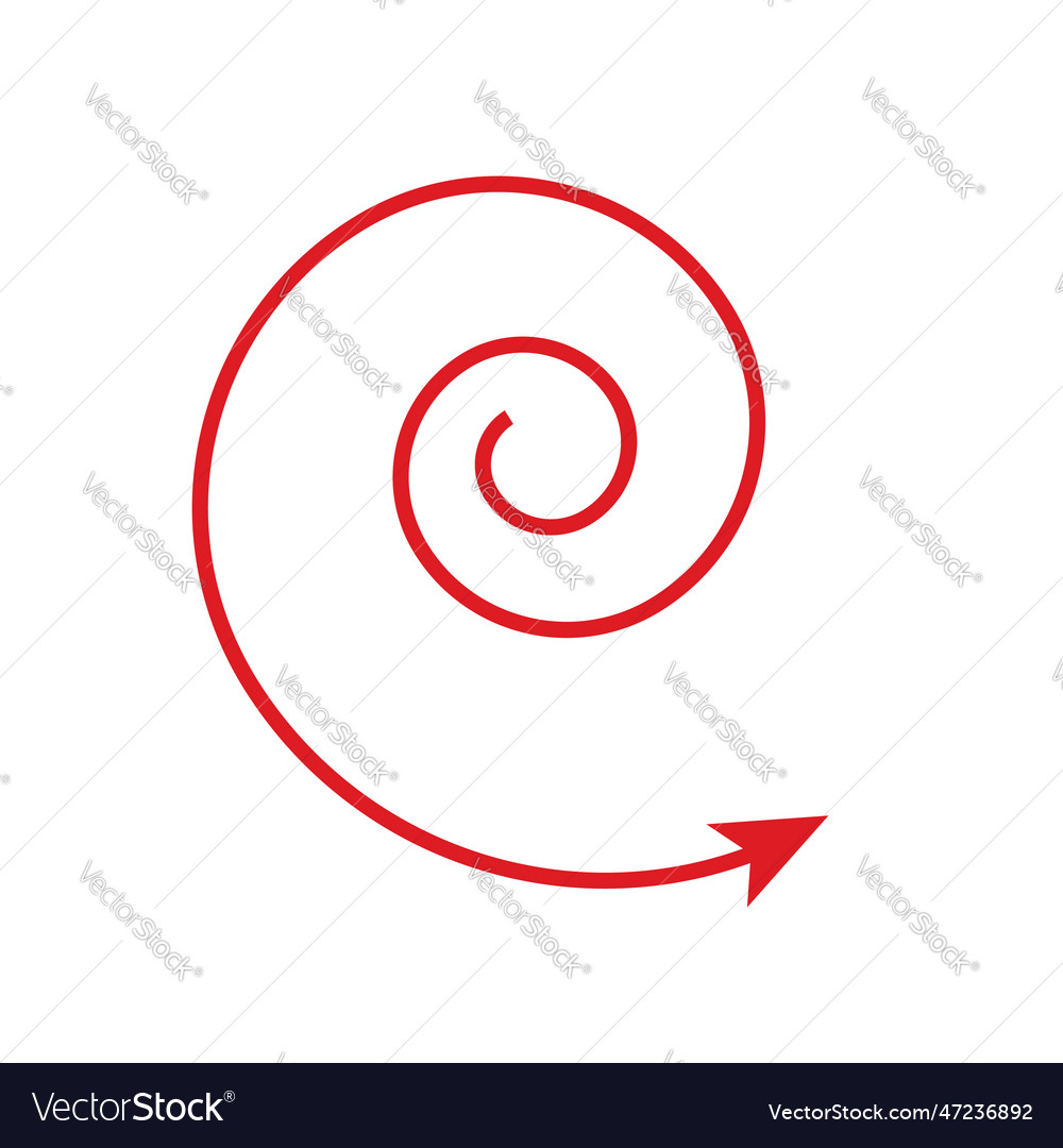 Red devil tail Royalty Free Vector Image - VectorStock