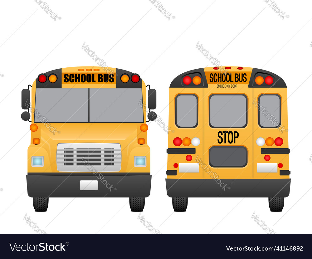 School bus Royalty Free Vector Image - VectorStock