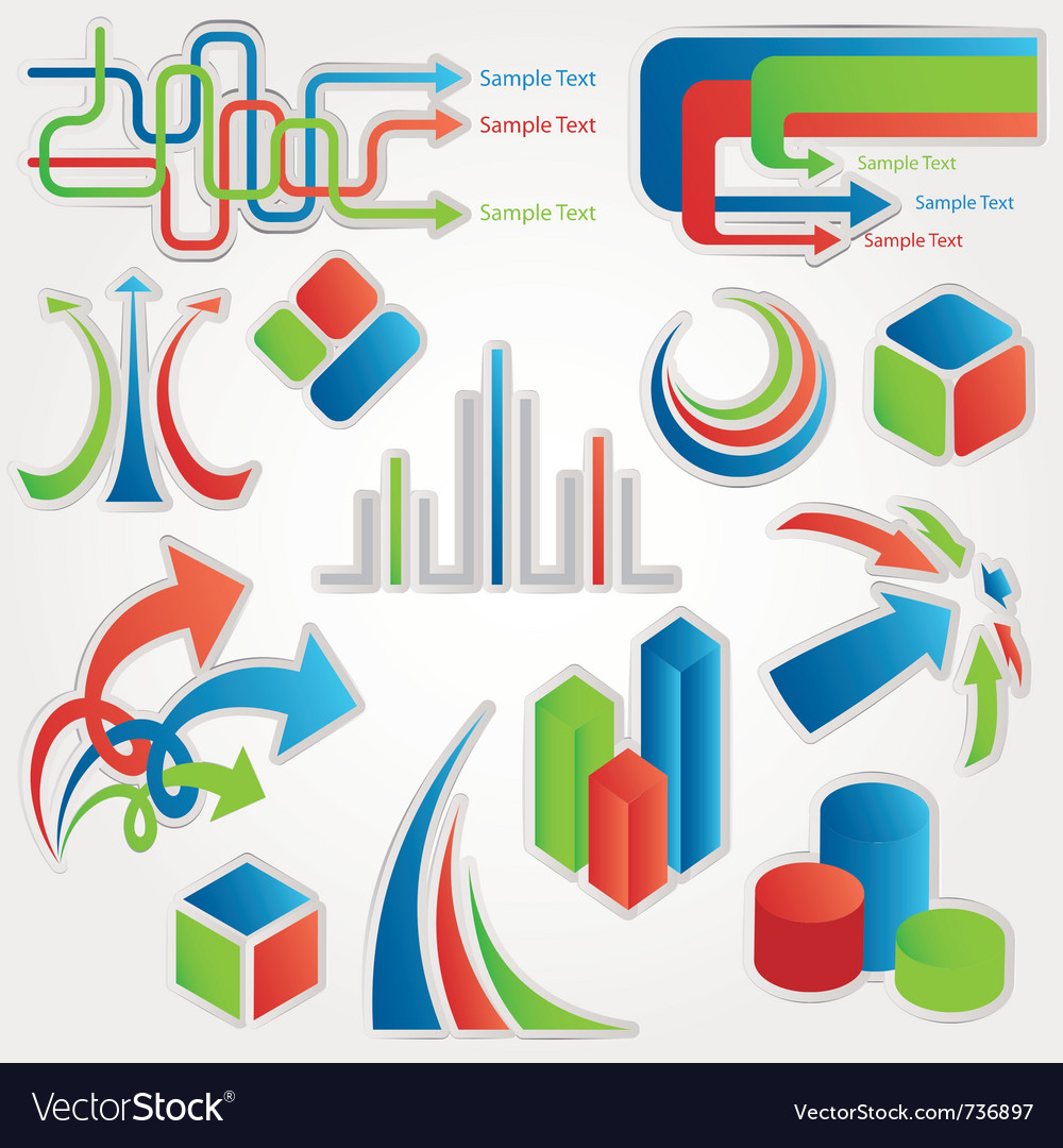 Abstract design elements Royalty Free Vector Image