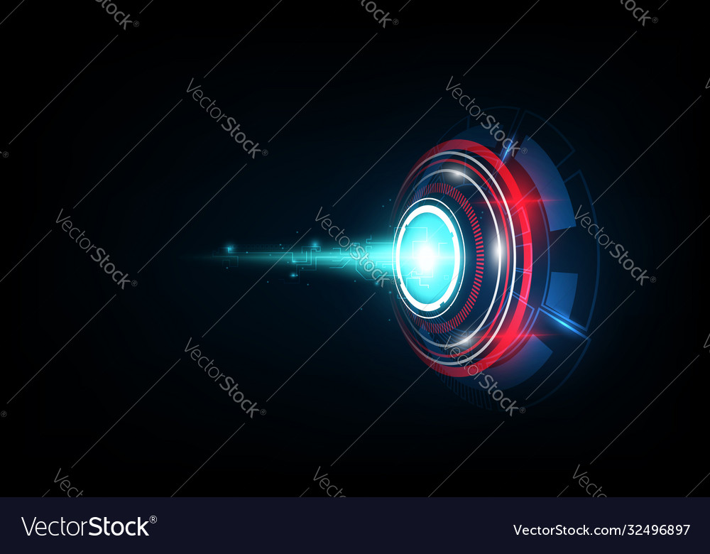 Abstract digital technology computer networking Vector Image