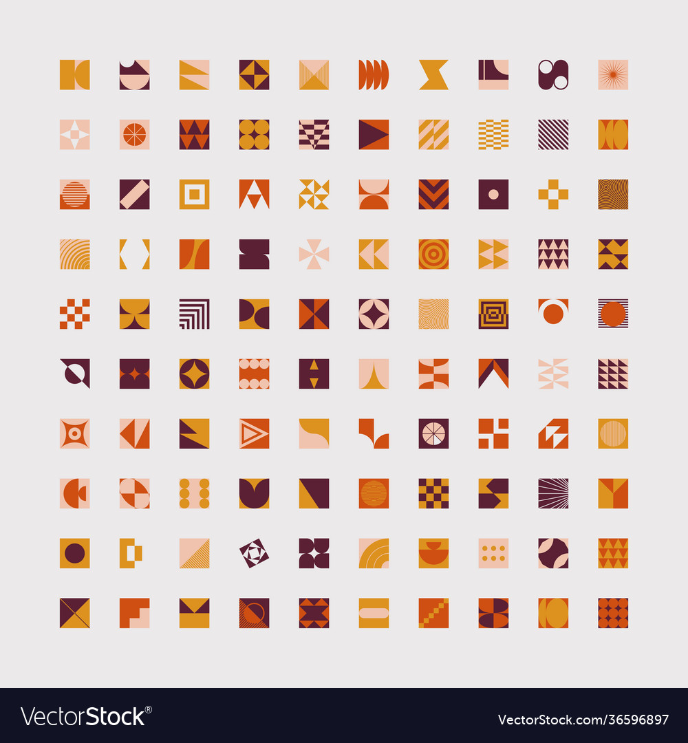 Collection abstract geometric shapes Royalty Free Vector Collection abstract geometric shapes Royalty Free Vector