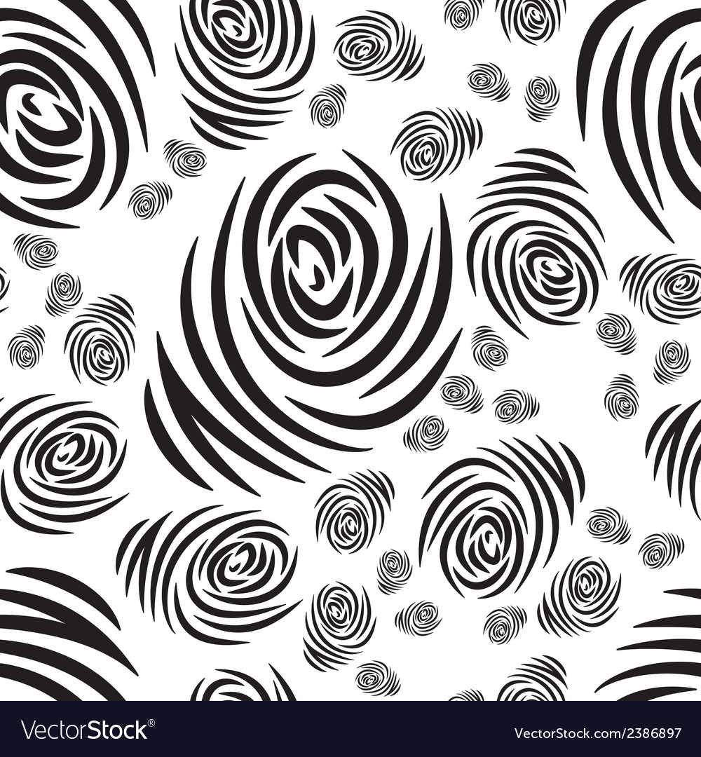 Fingerprint seamless pattern Royalty Free Vector Image