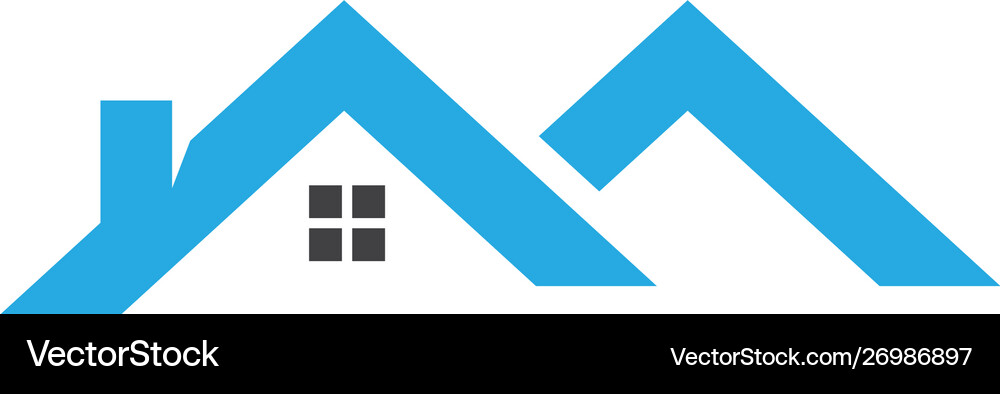 House graphic design template isolated Royalty Free Vector