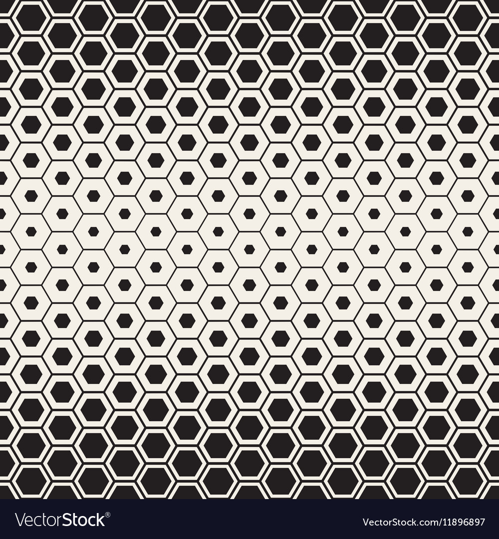 Seamless halftone honeycomb gradient Royalty Free Vector Seamless halftone honeycomb gradient Royalty Free Vector