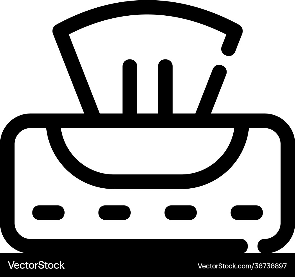 Tissue icon or logo isolated sign symbol Vector Image