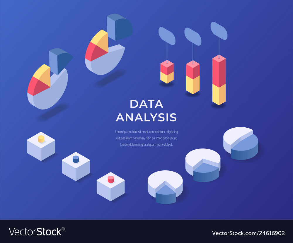 Data analysis Royalty Free Vector Image - VectorStock