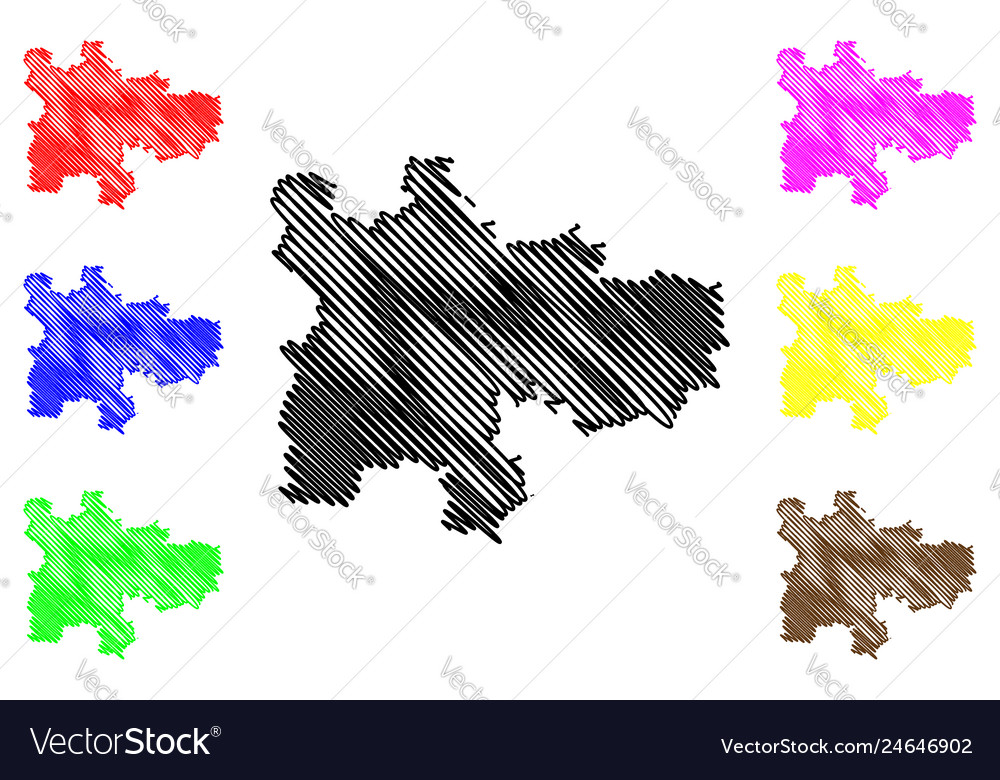 Glasgow map Royalty Free Vector Image - VectorStock