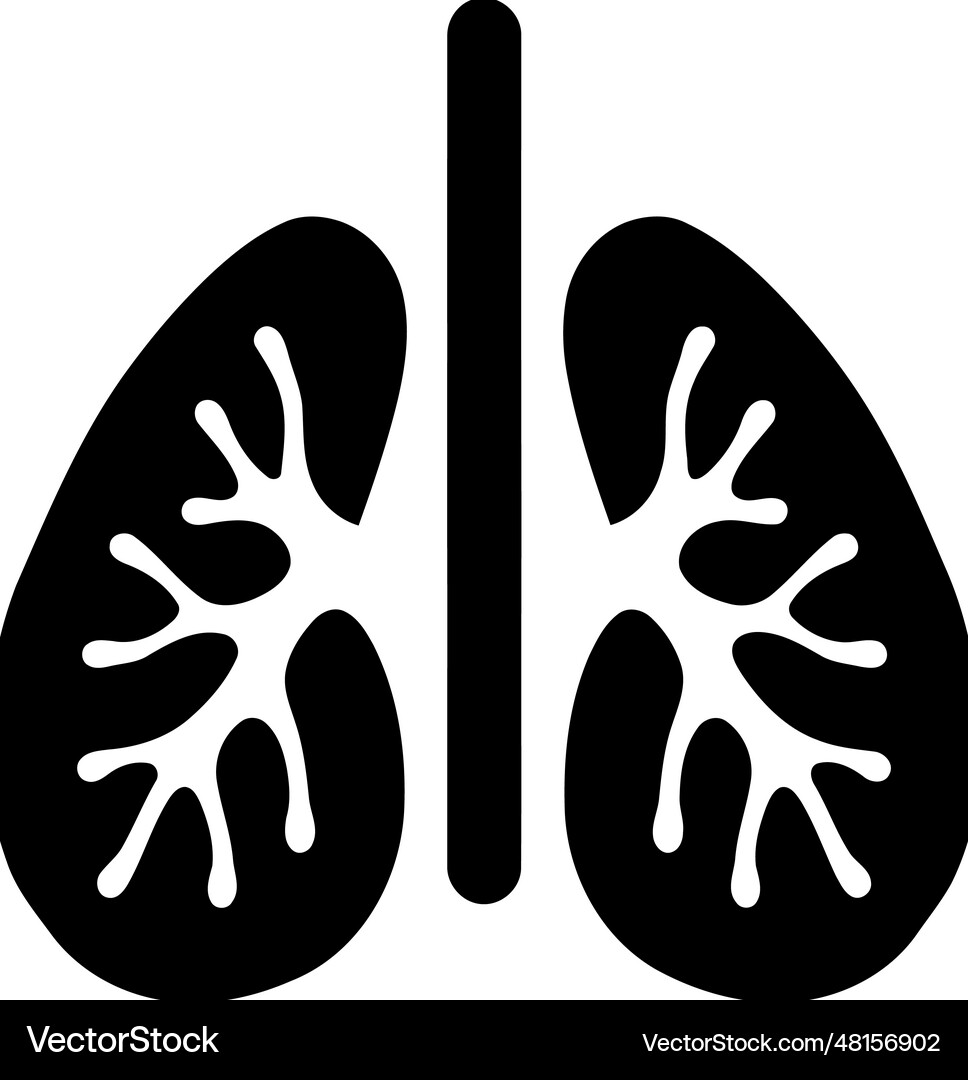 Pulmonology icon Royalty Free Vector Image - VectorStock