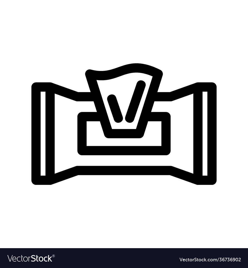 Tissue Icon Or Logo Isolated Sign Symbol Vector Image