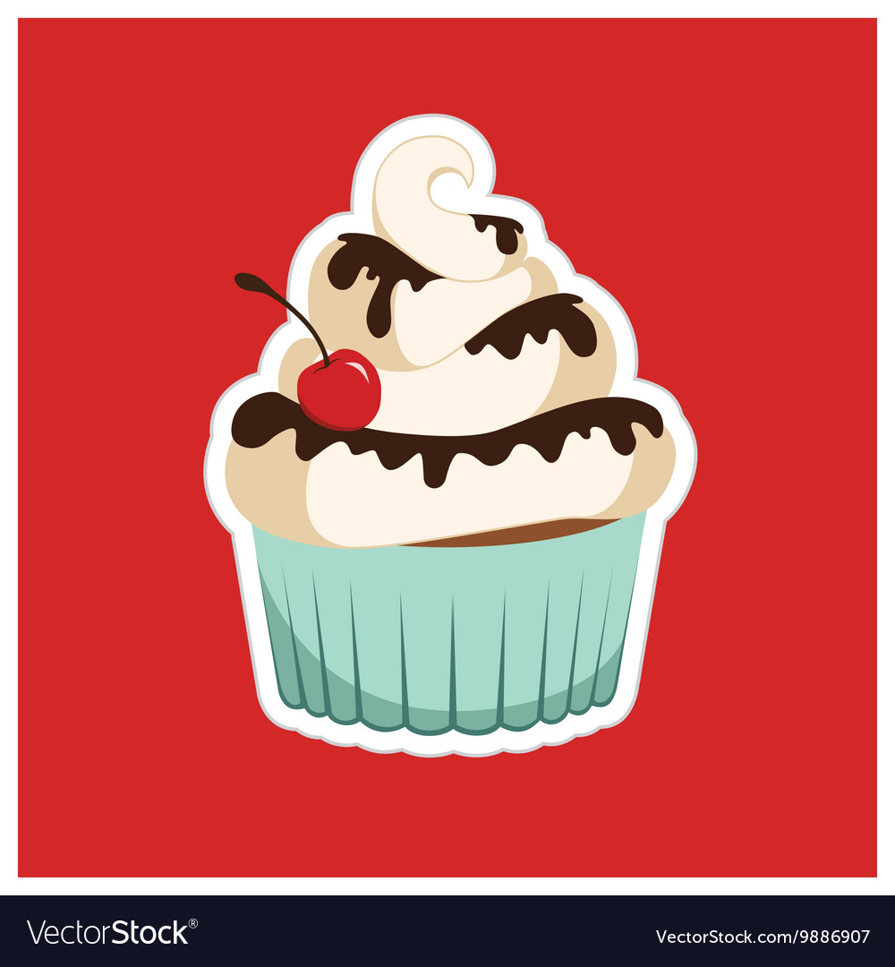 Cupcake Royalty Free Vector Image - VectorStock