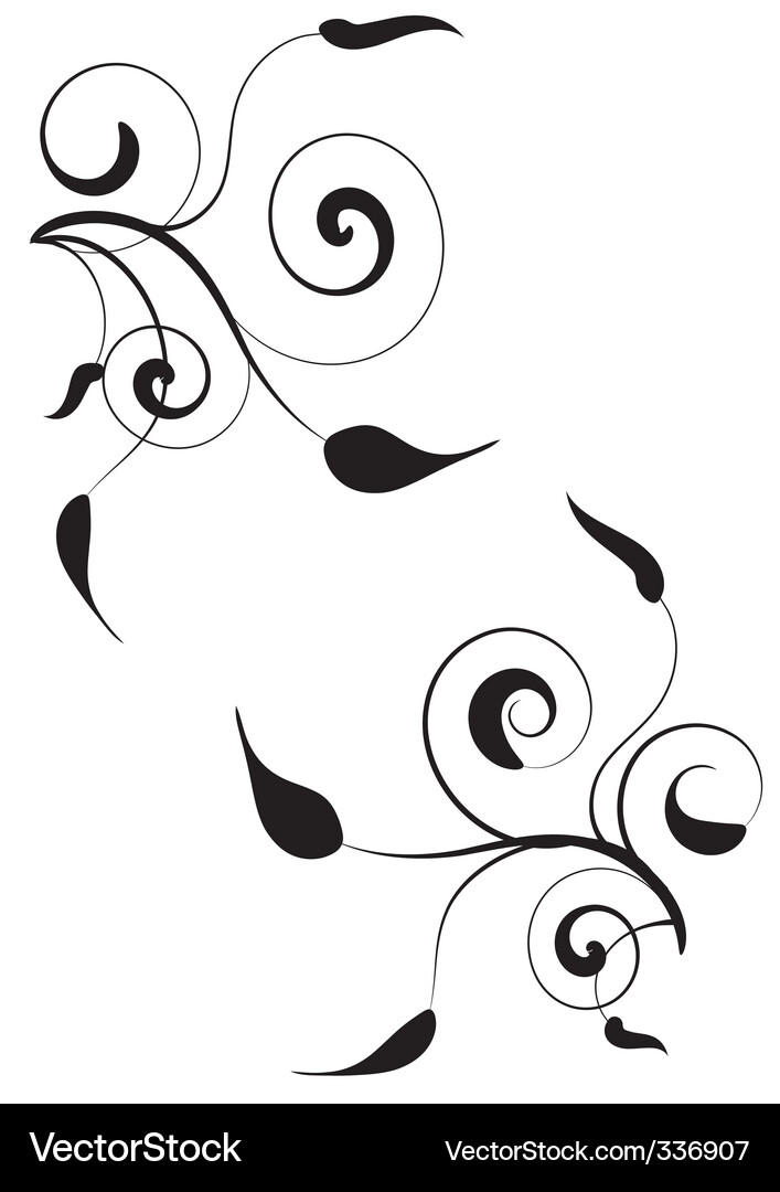 Decorative vignette Royalty Free Vector Image - VectorStock