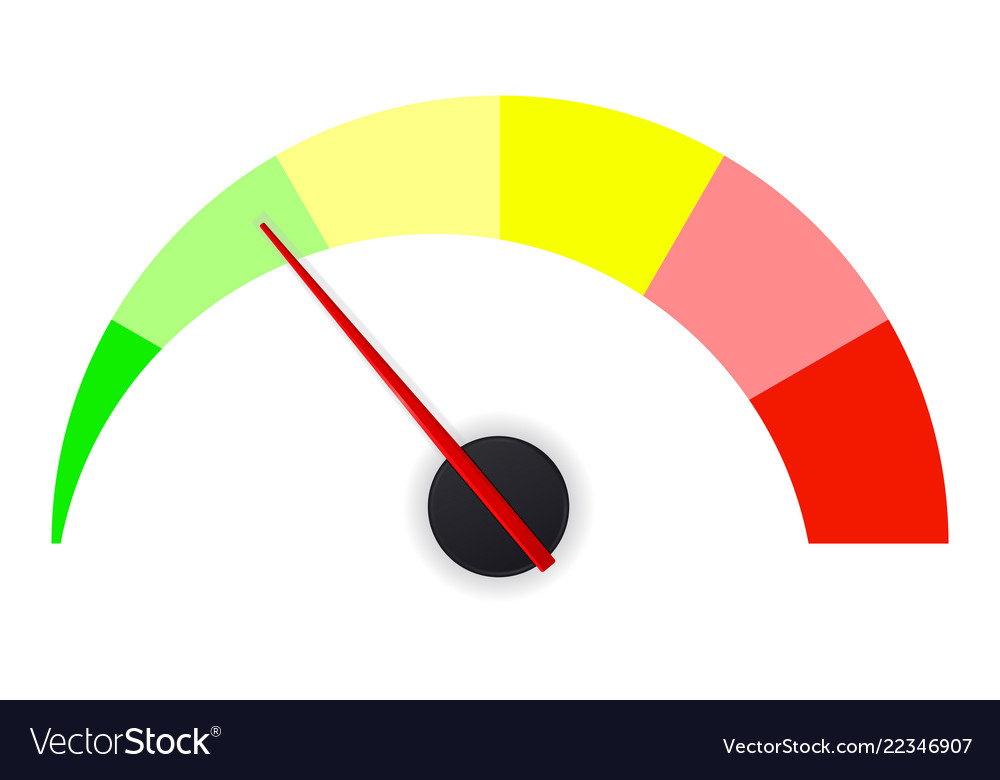 Measuring gauge for temperature pressure etc Vector Image