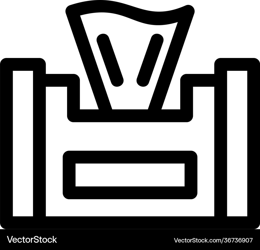 Tissue icon or logo isolated sign symbol Vector Image
