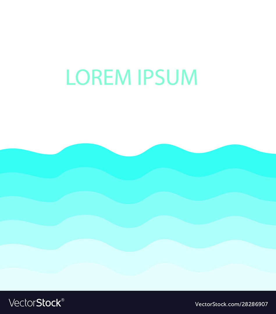 Waves background Royalty Free Vector Image - VectorStock