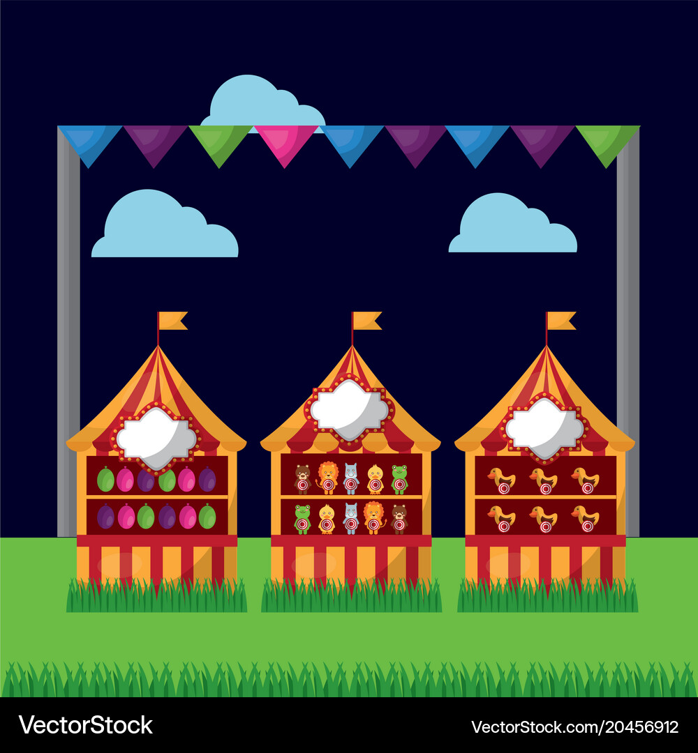 Carnival fair festival Royalty Free Vector Image