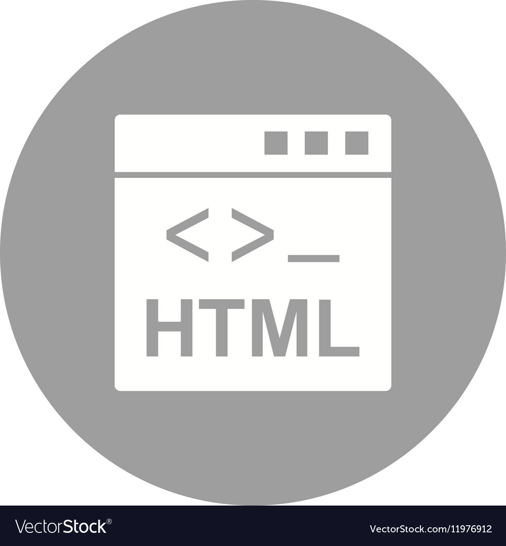 Html Royalty Free Vector Image - VectorStock