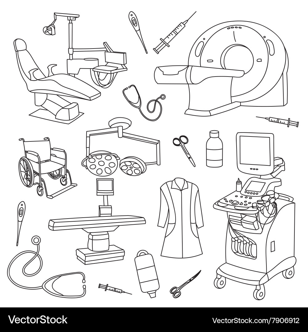 Medical center infographic Royalty Free Vector Image