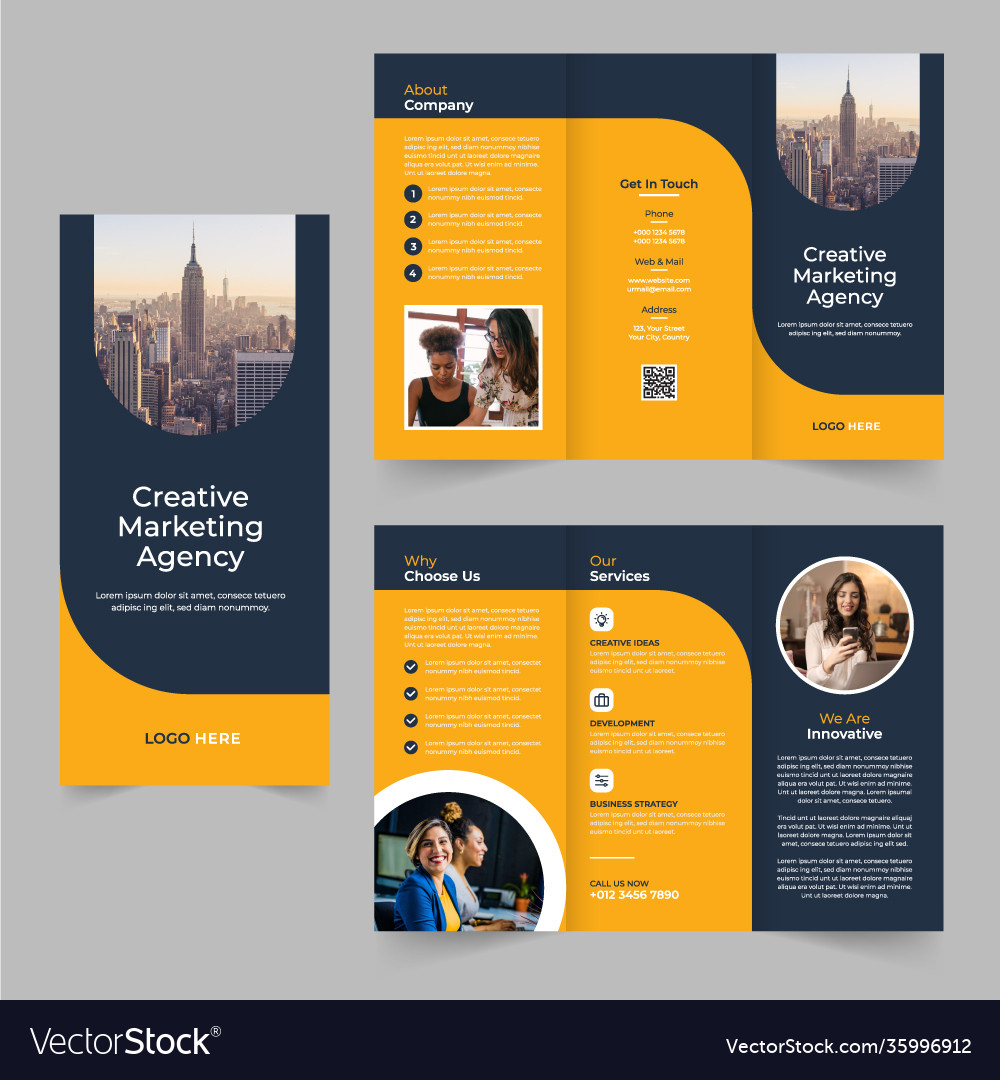 Corporate Tri Fold Brochure Design Ubicaciondepersonas cdmx gob mx
