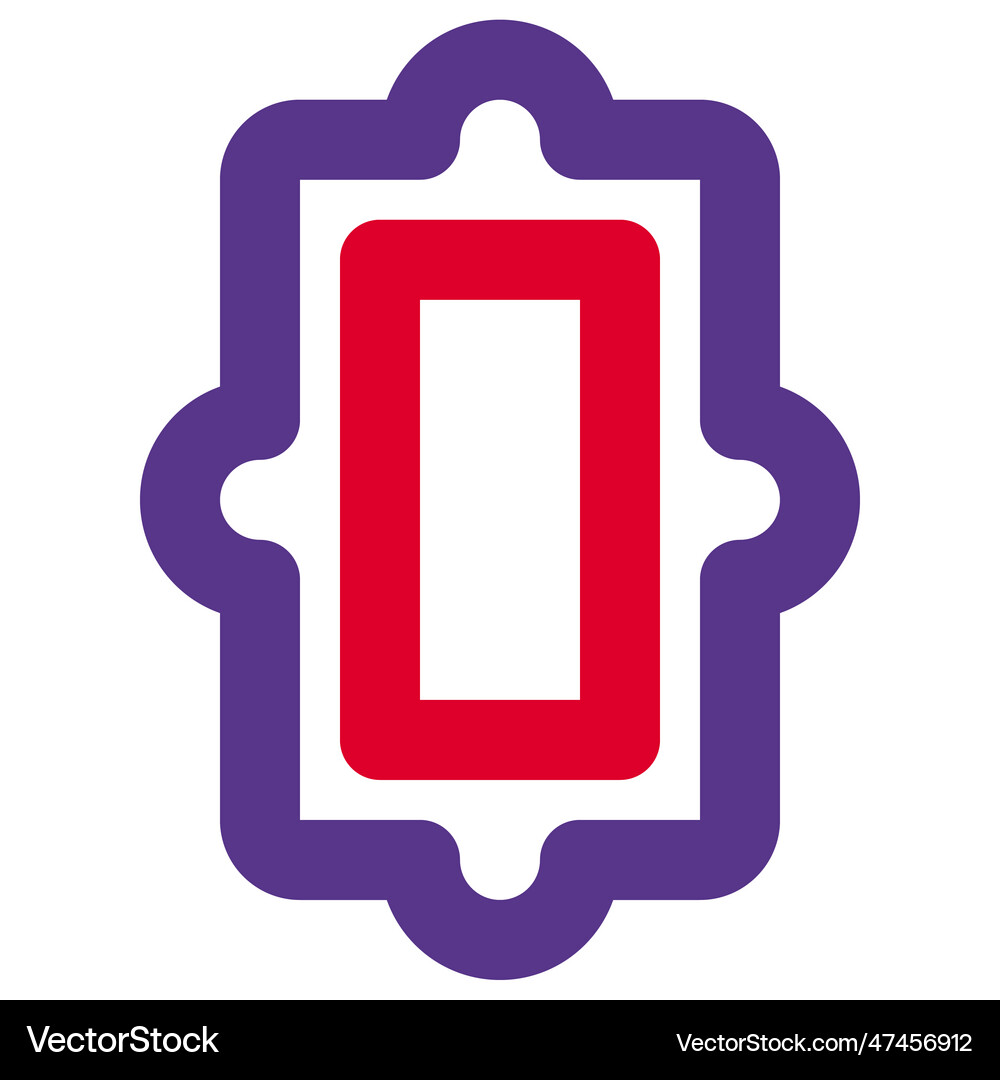 Stylish frame for displaying photos Royalty Free Vector