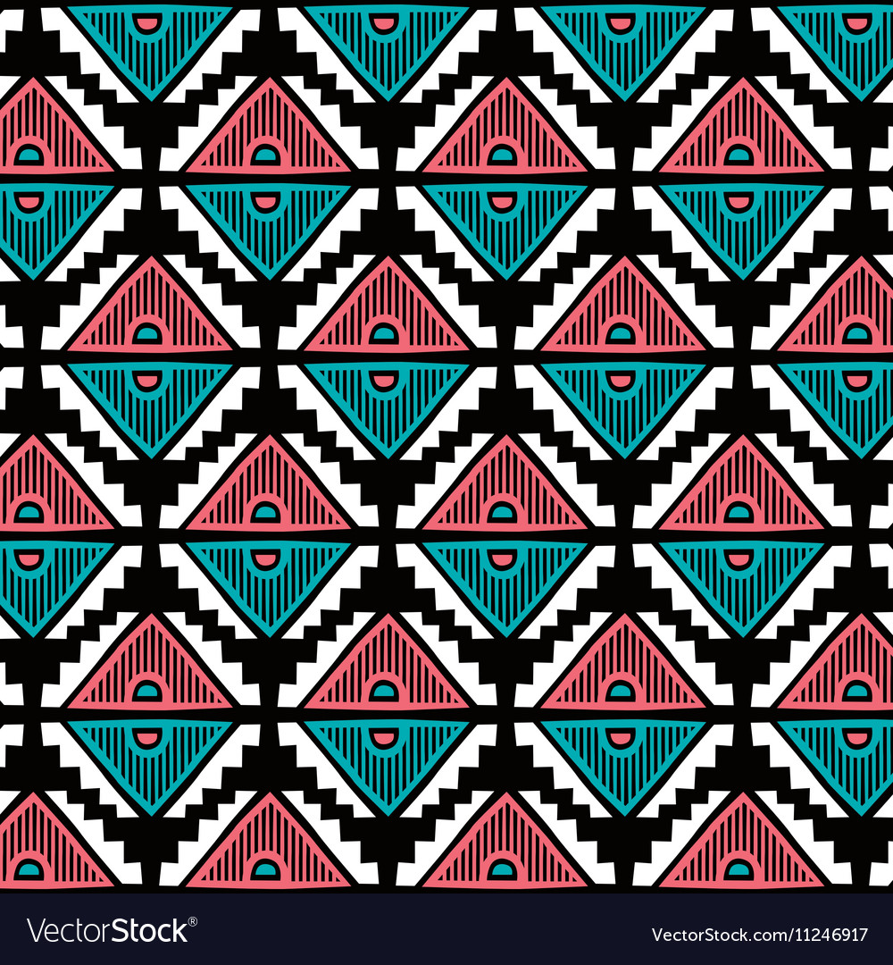 Native ethnic seamless pattern Royalty Free Vector Image