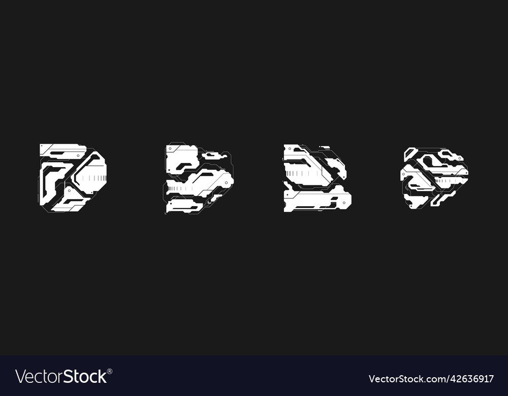 Set of cyberpunk futuristic arrows futuristic Vector Image