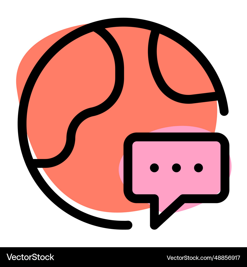 Worldwide usage of social messaging apps Vector Image