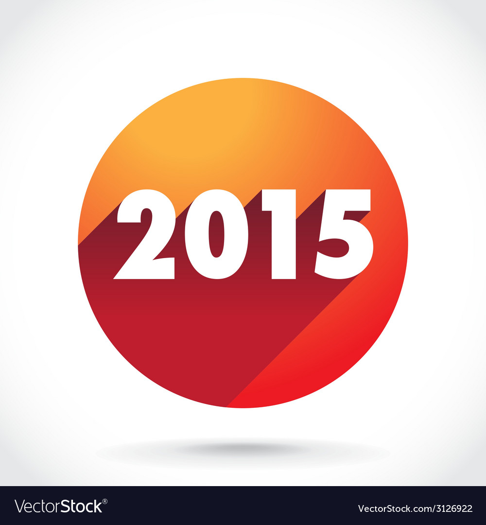 2015 theme Royalty Free Vector Image - VectorStock