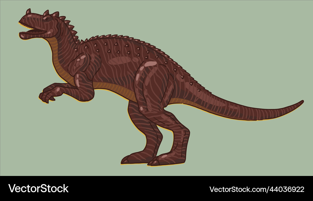 Allosaurus stegosaurus pteranodon spinosaurus Vector Image