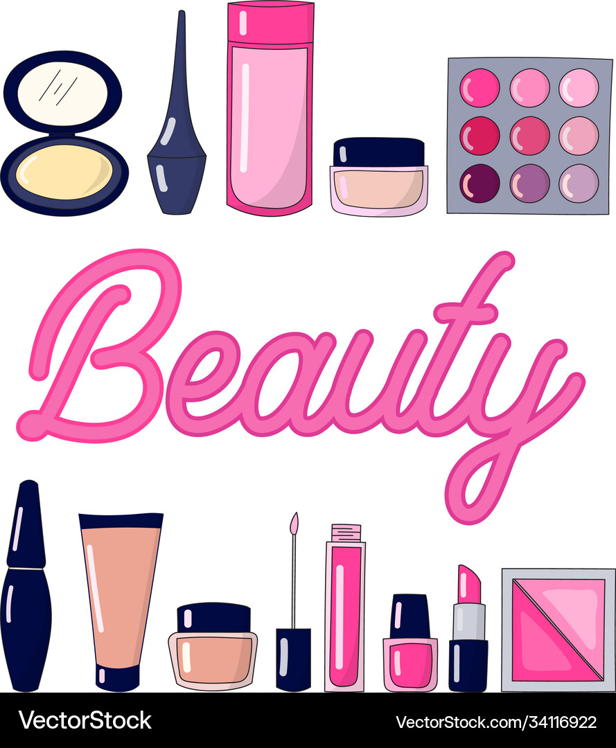 Beauty equipment design Royalty Free Vector Image