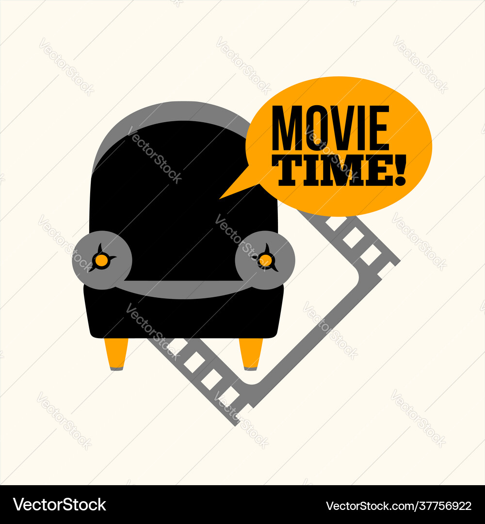 Cinema film label Royalty Free Vector Image - VectorStock