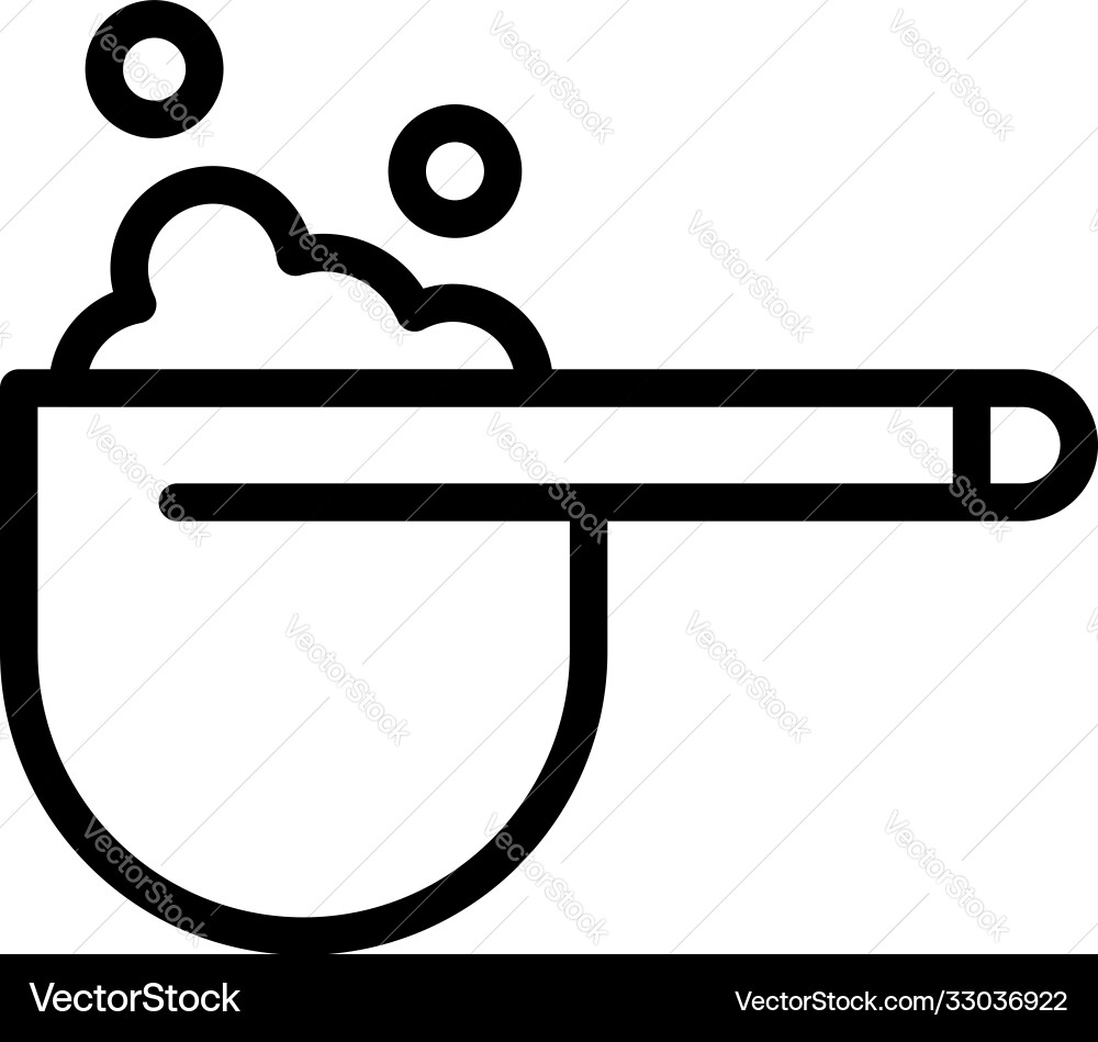 Cleaning foam icon outline style Royalty Free Vector Image