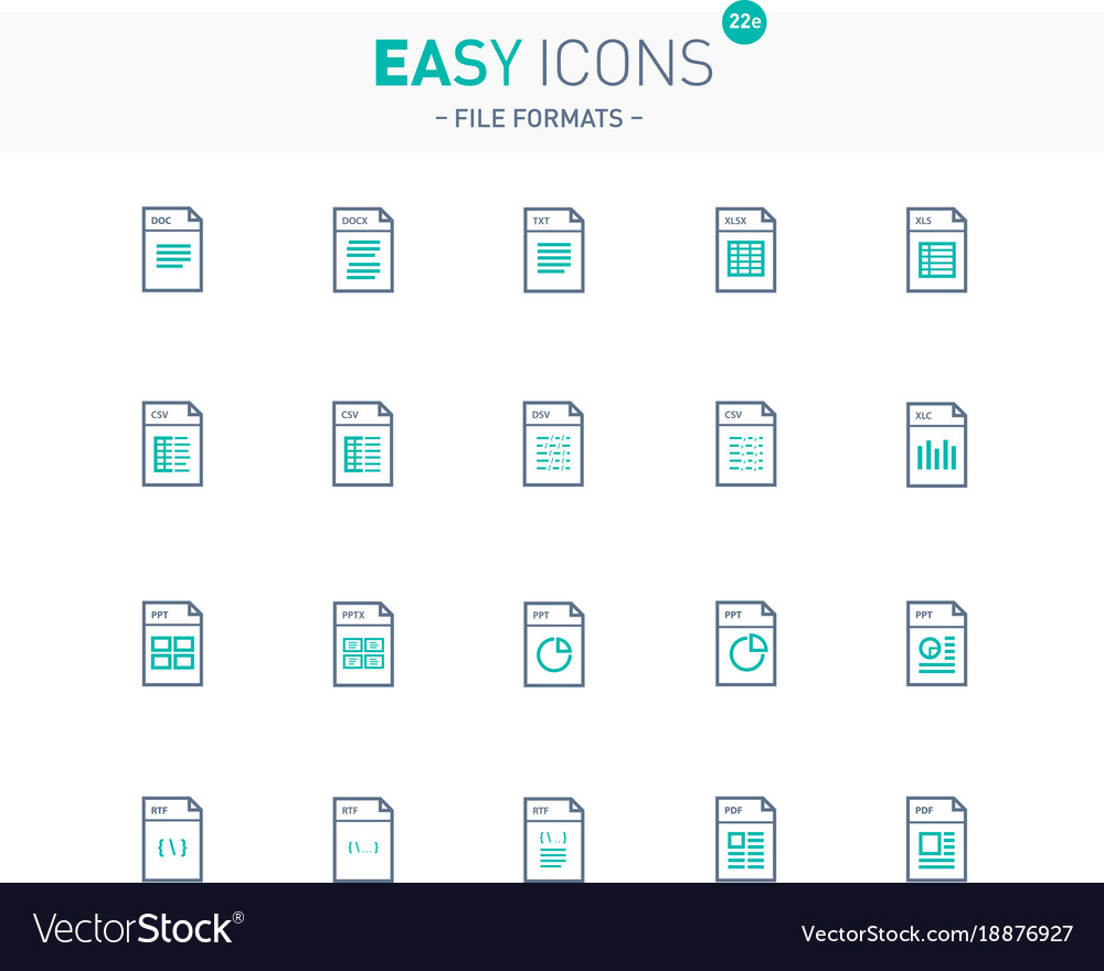 Easy icons 22e database Royalty Free Vector Image