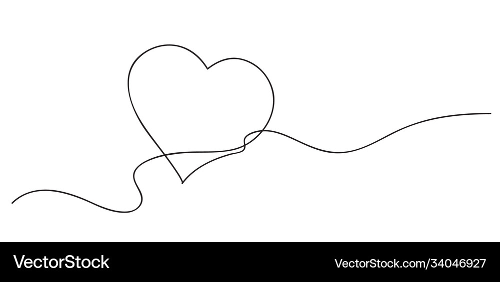 Heart abstract love symbol Royalty Free Vector Image