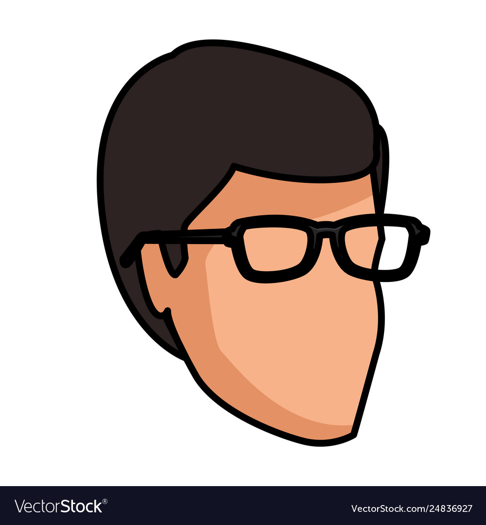 Man Faceless Head Royalty Free Vector Image Vectorstock