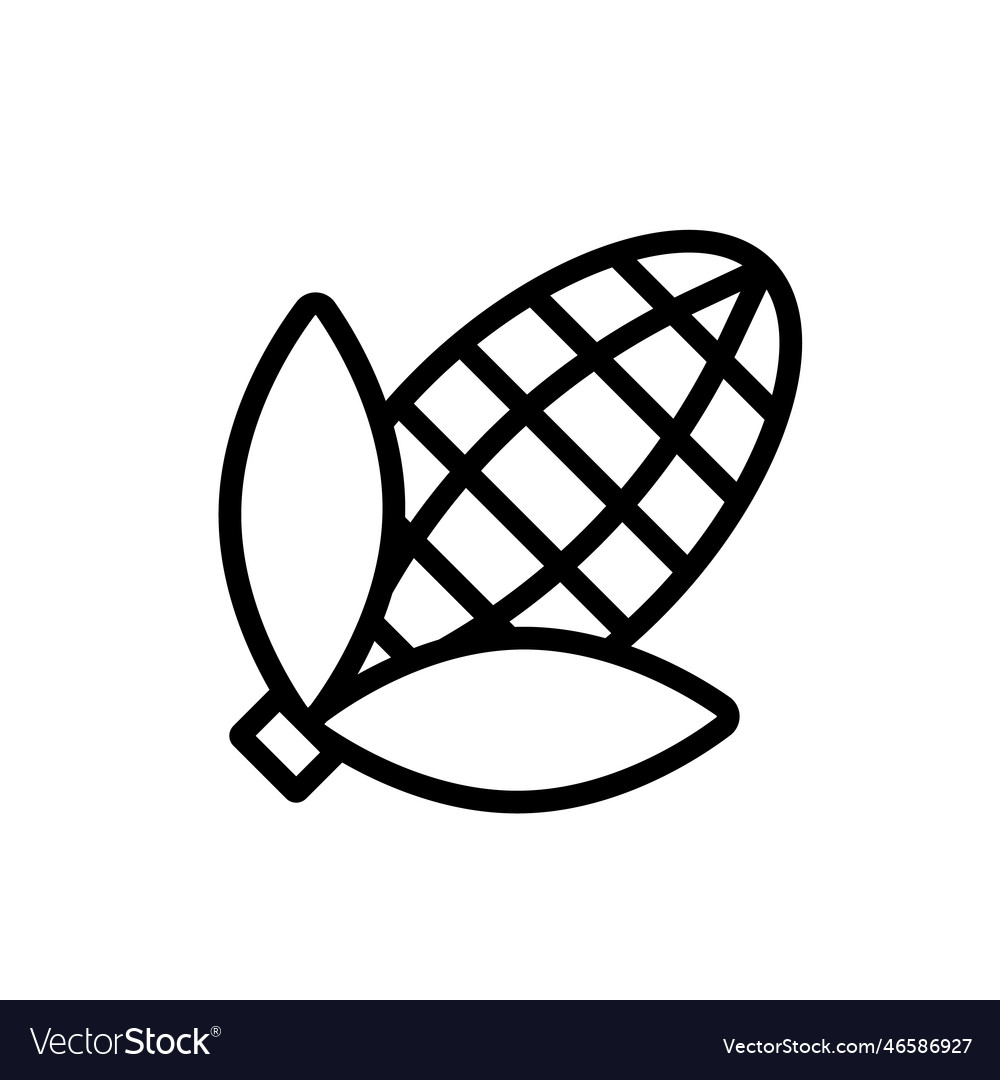 Simple corn icon Royalty Free Vector Image - VectorStock