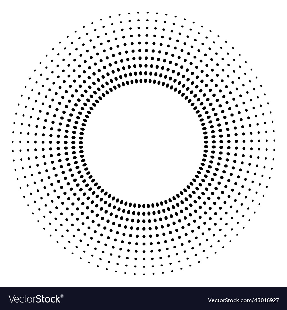 Sunburst Halftone Icon Royalty Free Vector Image