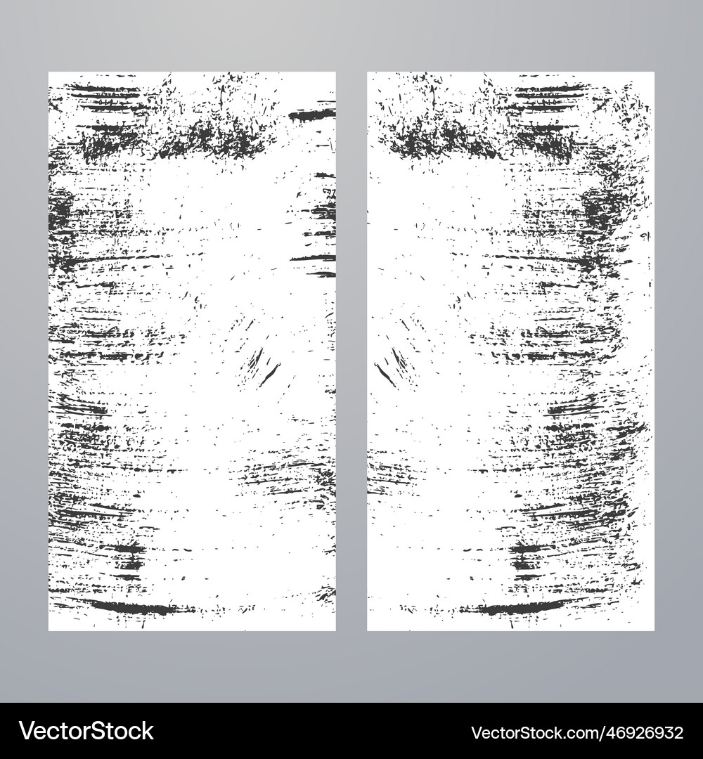Abstract black and white banner template with Vector Image