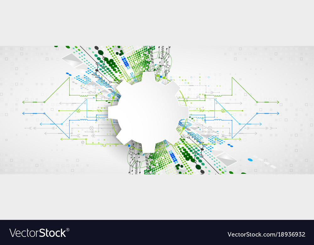 Abstract technological background structure Vector Image