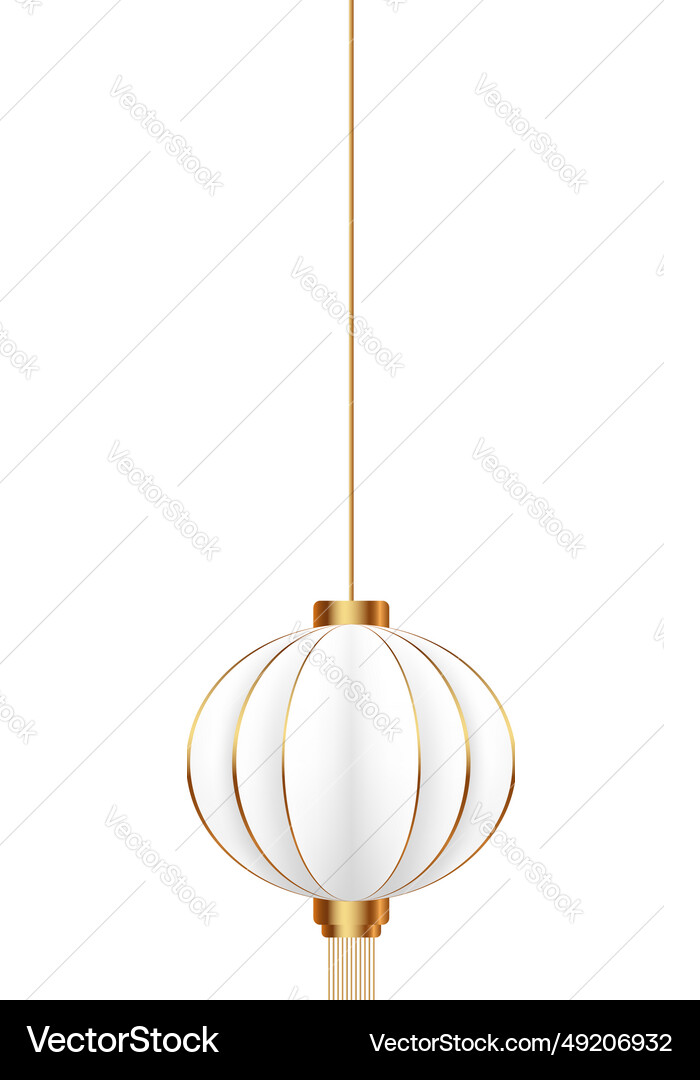 Chinese lunar new year lantern Royalty Free Vector Image