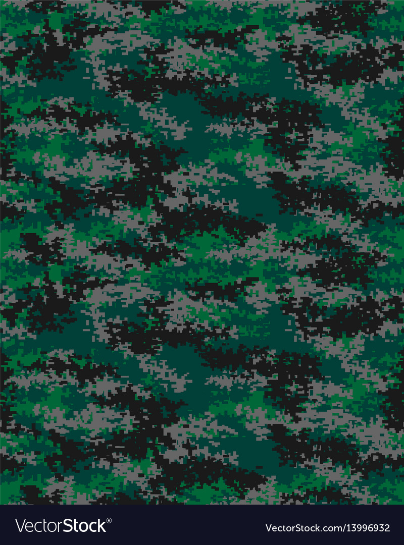 Digital camouflage pattern Royalty Free Vector Image