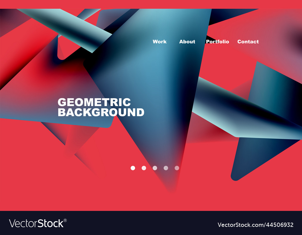 Shards shape composition abstract background web Vector Image