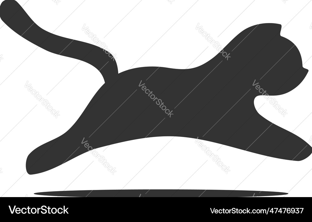 Cat logo template icon brand identity isolated Vector Image