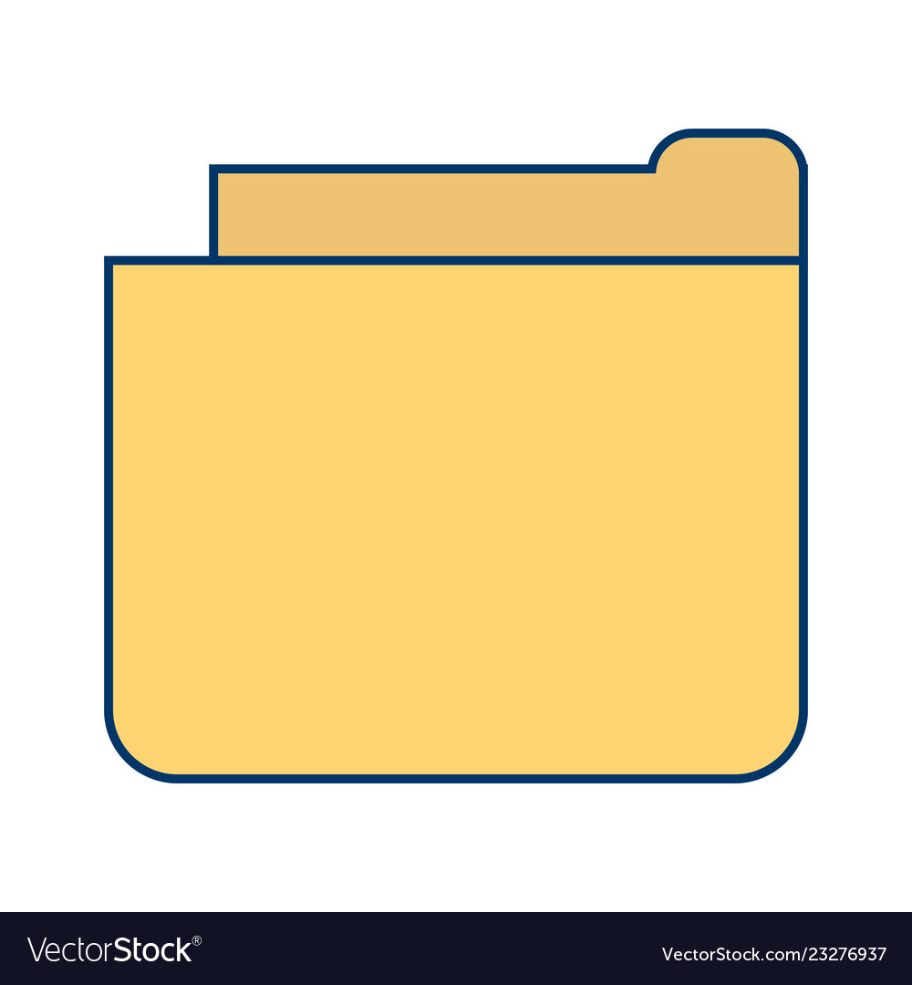 Folder icon Royalty Free Vector Image - VectorStock