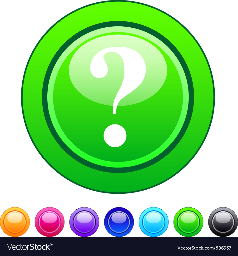 Help circle button Royalty Free Vector Image - VectorStock